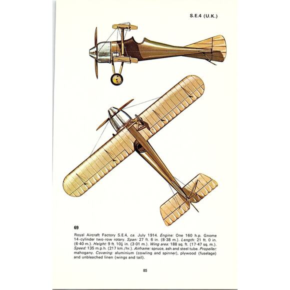 None and/or Unknown | Other | Royal Aircraft Se4 Sopwith Tabloid Type ...